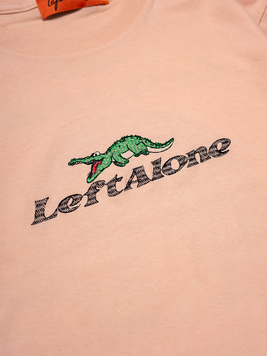 LEFT ALONE CROCO GIRL L/S TEE -PINK- – LEFT ALONE OFFICIAL ONLINE STORE